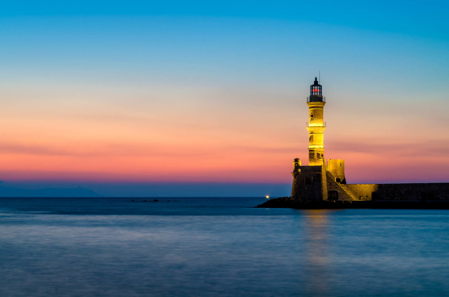 Lighthouse of Chania in Crete Island - Alexios Ntounas Photography