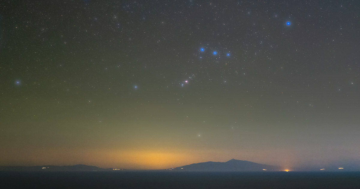 Orion Constellation Over Mount Ossa, Greece - Alexios Ntounas Photography